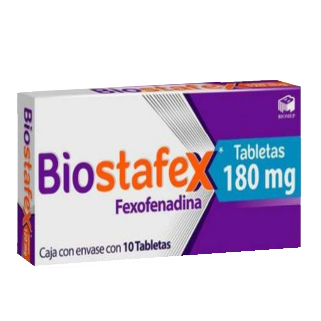 BIOSTAFEX FEXOFENADINA 180MG – Super Farmacia Universal