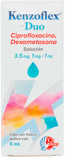 CIPROFLOXACINO/DEXAMETASONA OFT. KENZOFLEX DUO – Super Farmacia Universal