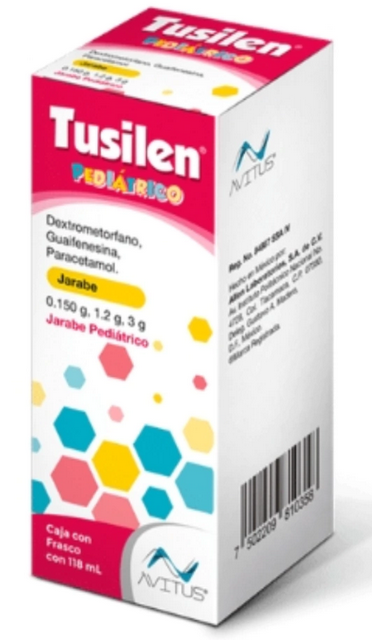 DEXTROMETORFANO/GUAIFENESINA/PARACETAMOL TUSILEN PED. – Super Farmacia ...
