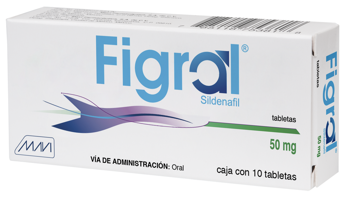 SILDENAFIL 50MG C/10 FIGRAL – Super Farmacia Universal