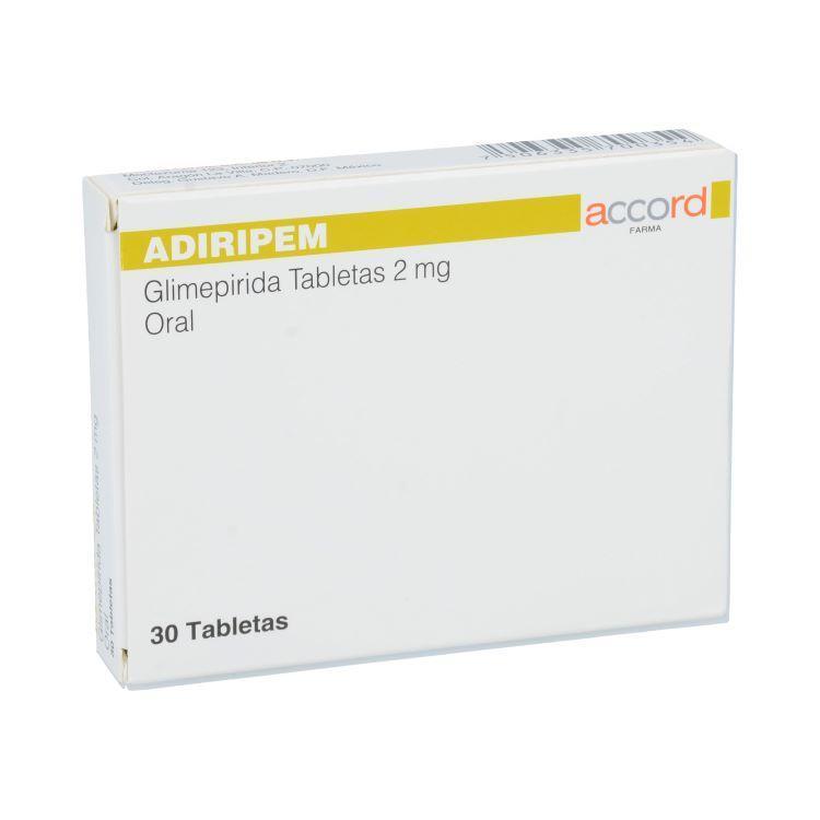 GLIMEPIRIDA 2MG ADIRIPEM – Super Farmacia Universal