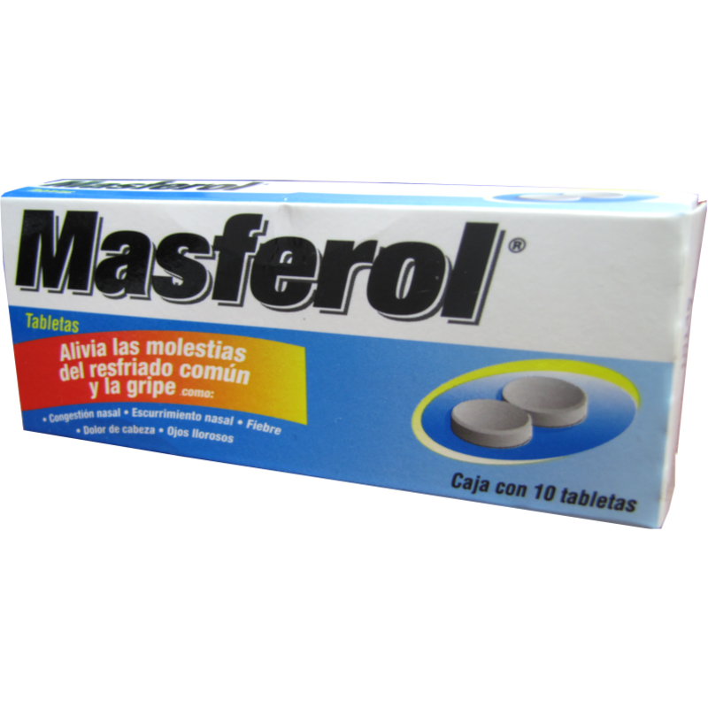 MASFEROL (CLORFENAMINA COMPUESTA) ANTIGRIPAL – Super Farmacia Universal