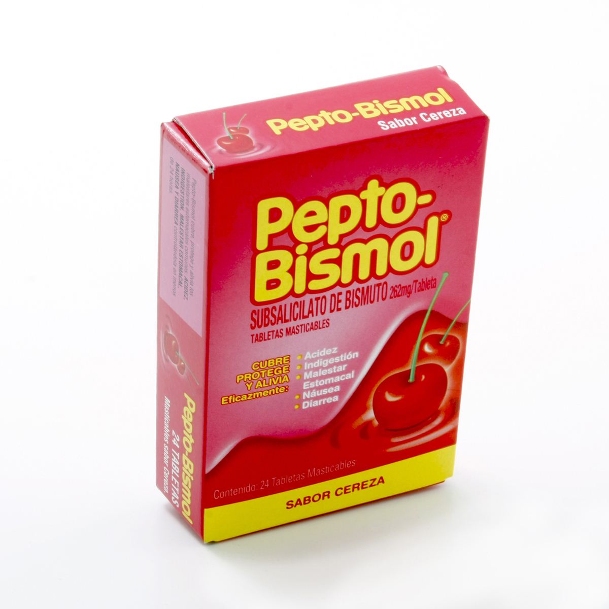 PEPTO BISMOL TABLETAS CEREZA – Super Farmacia Universal